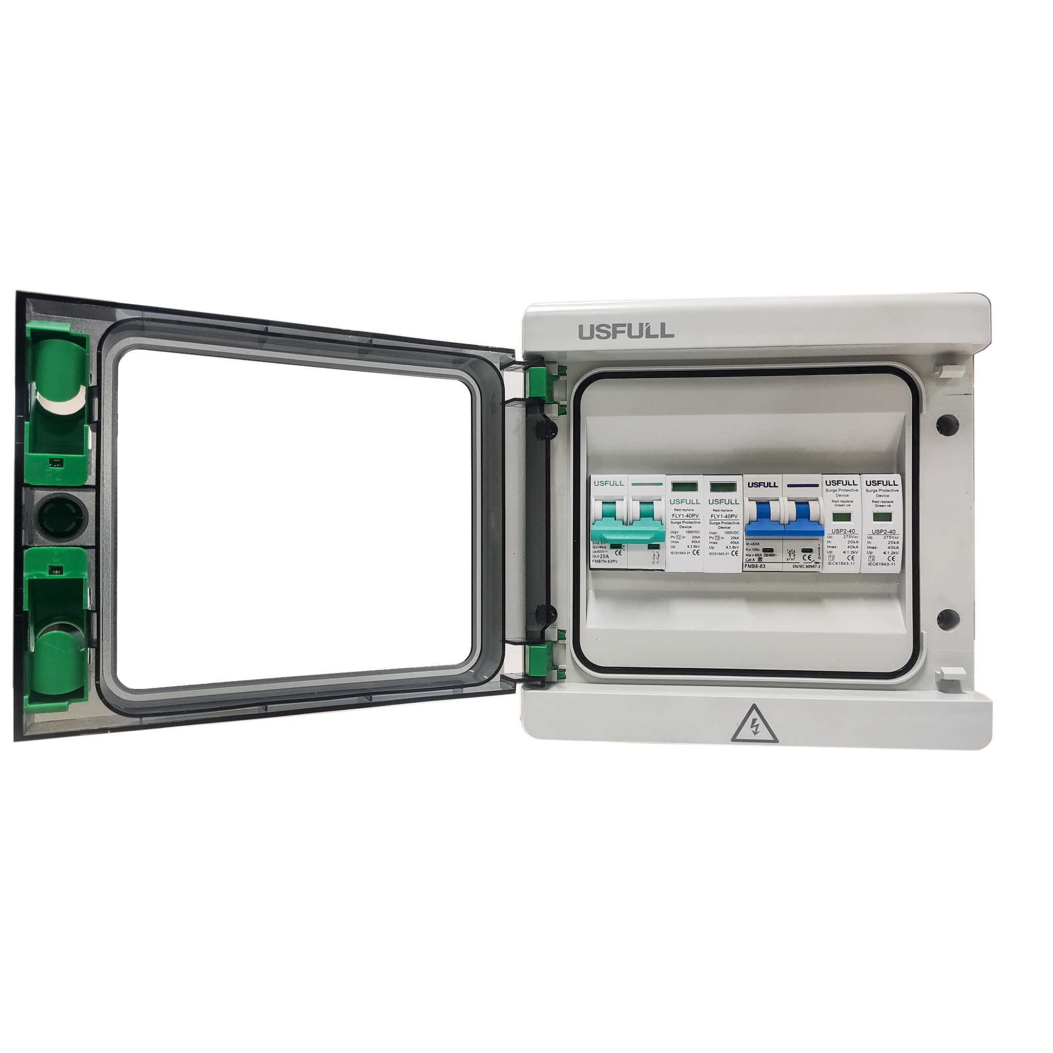 DC-AC-SPD Combiner Box 8 Way - solar.maxtecsolutions